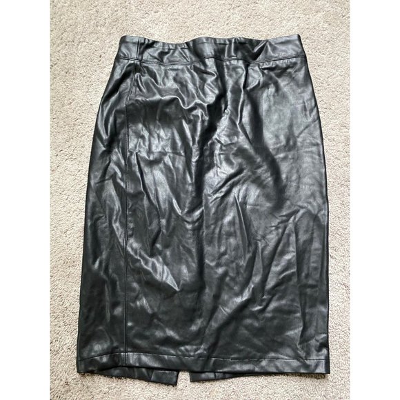 Rachel Zoe | Skirts | Rachel Zoe Womens Small Faux Leather Pencil Skirt ...